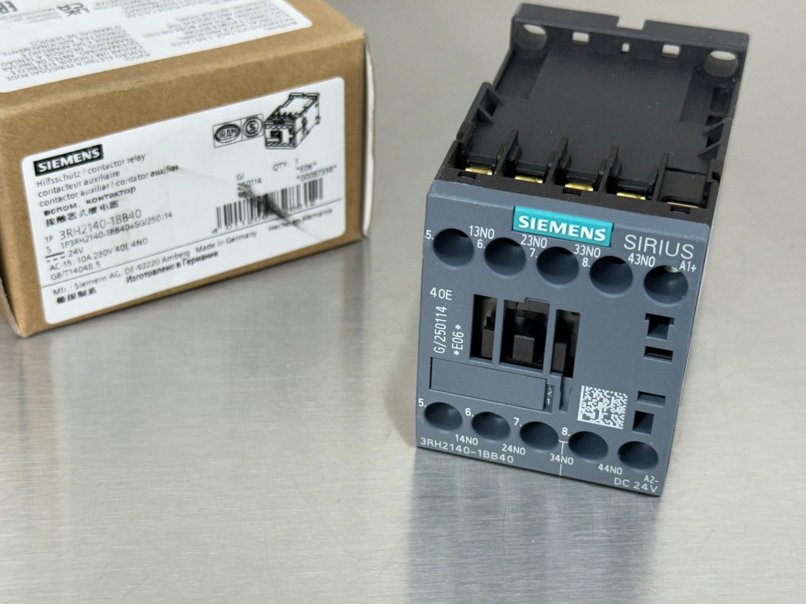 Siemens 3RH2140-1BB40 Contactor Relay – Gen3 Industrial Supply