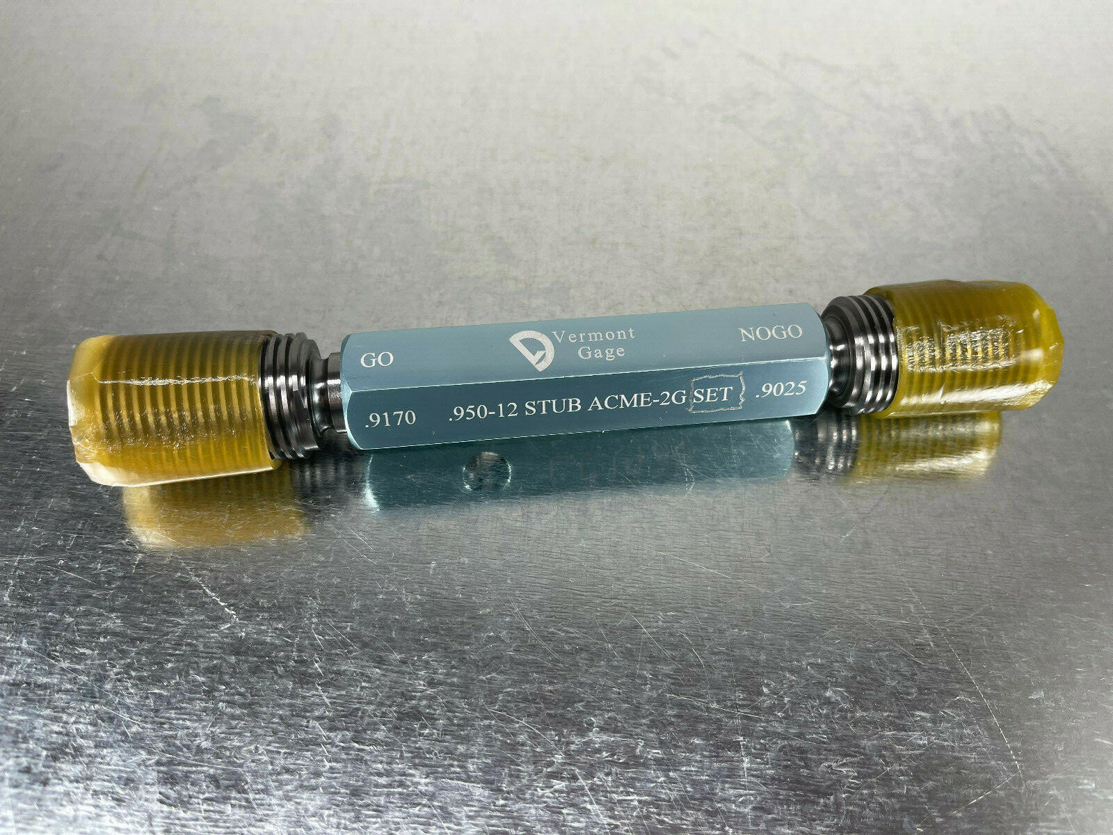 Vermont .950-12 STUB ACME 2G Thread Gage Set Plug GO / NOGO – Gen3 ...